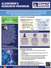 Alzheimer's Research Program, Congressionally Directed Medical Research ...